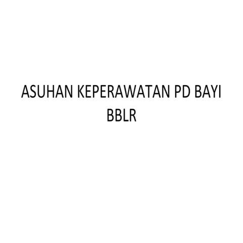 Bblr | PPT