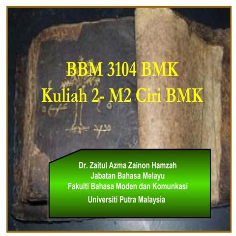 Bbm 3104 nota (1) | PPT