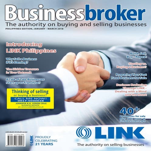 Businessbroker Magazine, Philippine Edition, Maiden Issue | PDF