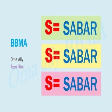 Bbma oa 3 s (second editing ) terbaru | PDF