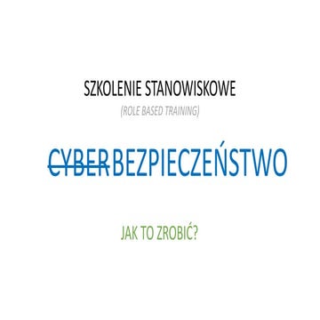 Role Based Security Training | PPT