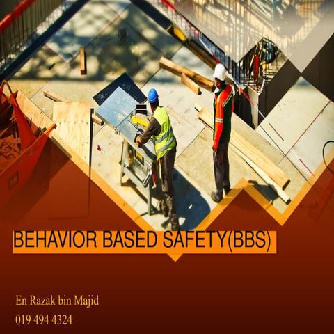 behavior based safety training in power point | PPTX