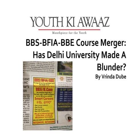 Bbs bfia-bbe course merger | PPT | Undergraduate Education | College ...