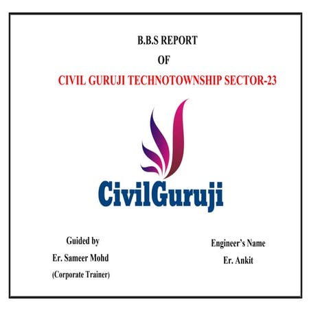 BBS For civil Engineer fresher at site work | PDF