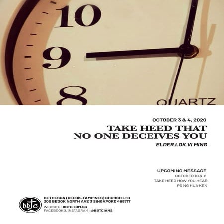 BBTK Schedule (2020) | PDF