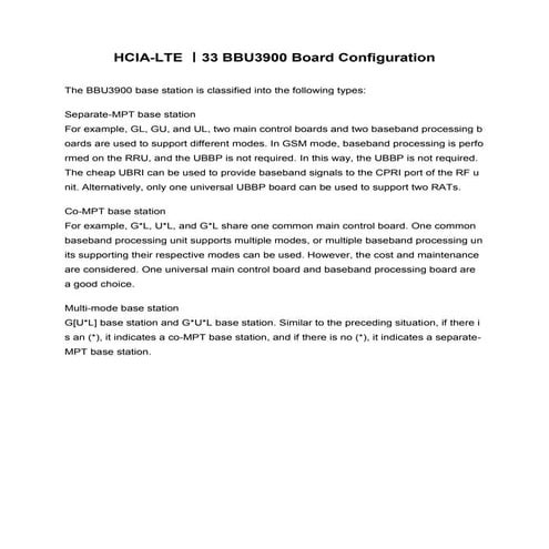 BBU3900 Board Configuration.docx