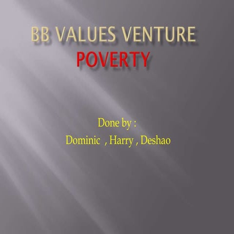 Bb values venture | PPTX