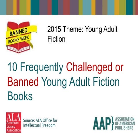 10 Frequently Banned or Challenged Young Adult Books | PPTX