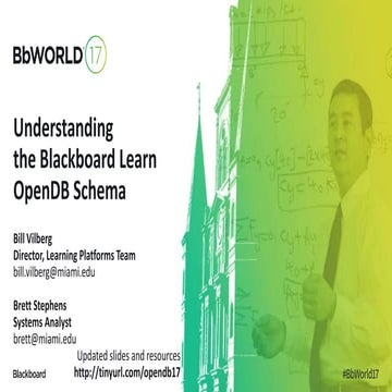 Bb world 2017 opendb | PPT