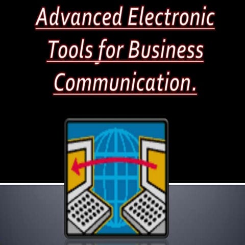 Technology based communication tools by sravani kasturi | PPTX