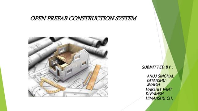 An Introduction to Prefabricated structures | PPTX