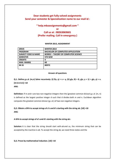 Recursion And Methods Of Proof In Algorithm Analysis Ppt 1822