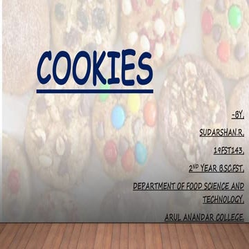 Cookies For bakery and Confectionary paper.pptx