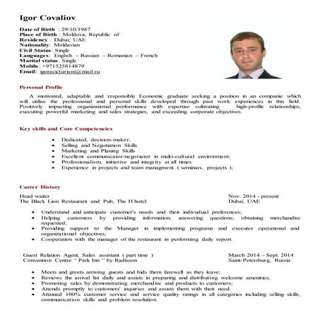 Igor ( CV- new ) | DOCX