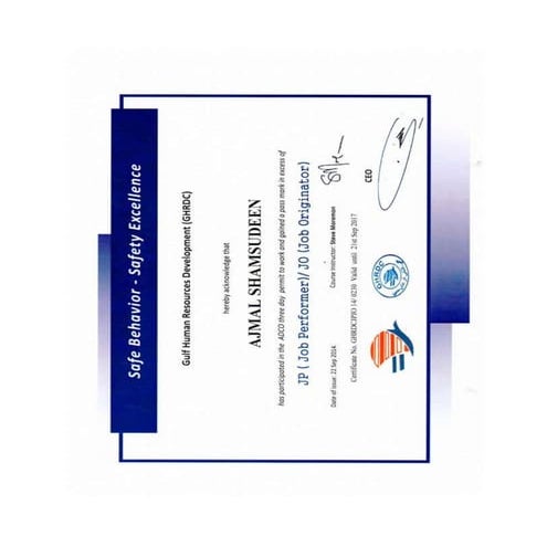 UAE EXP CERTIFICATE | PDF