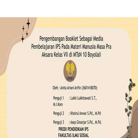ni adalah model presentasi proposal/skripsi/disertasi, | PPTX