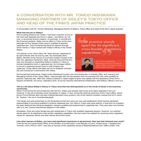 Mr. Tomoo Nishikawa | PDF