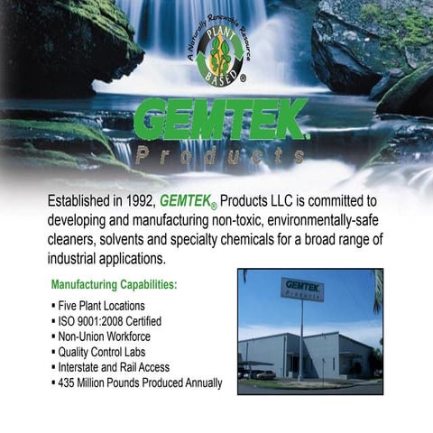 GEMTEK Corp Intro | PDF