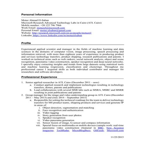 Motaz_CV | PDF