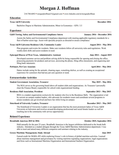 resume update | PDF