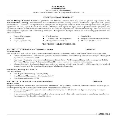 Jacob Schaffer Resume | DOCX
