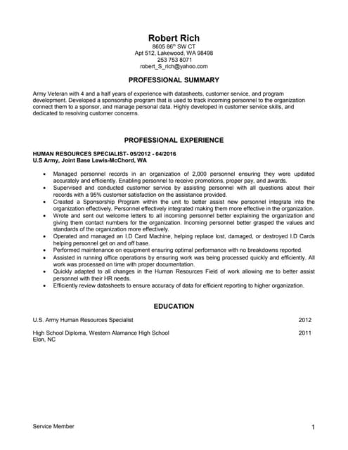 Terrence Clark Resume | PDF