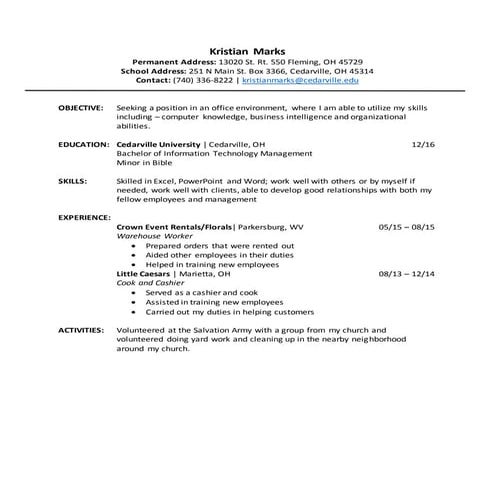 Patterson Resume | PDF