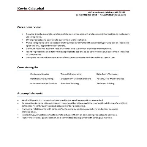 Thomas Russell resume | DOCX