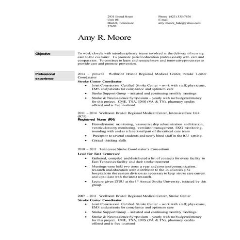 Amy Moore Resume updated 2015 | DOCX