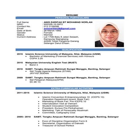 ANIS ZARIFAH BT MOHAMAD NORLAN | PDF