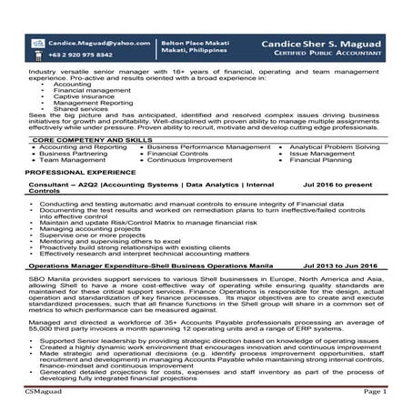 Candice Sher Maguad Resume | PDF
