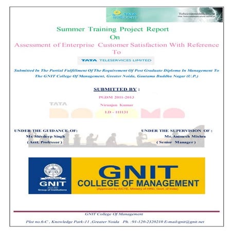 Summer Training Project Report-11-12 | PDF