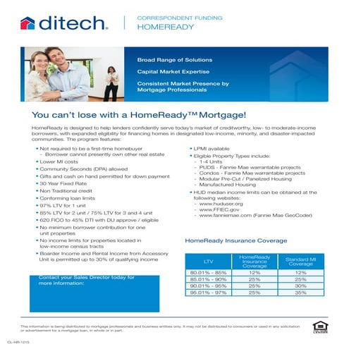 Homeready Product Matrix - December 12th, 2015 | PDF