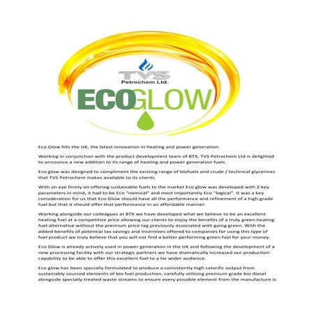 Eco Glow blog | PDF