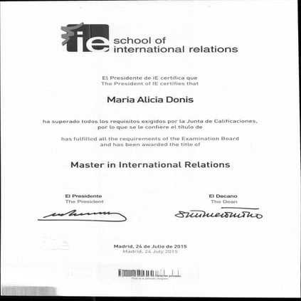 IE Diploma | PDF