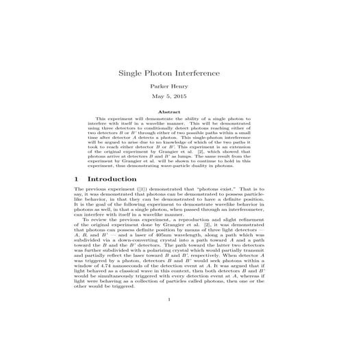 single-photon-interference | PDF