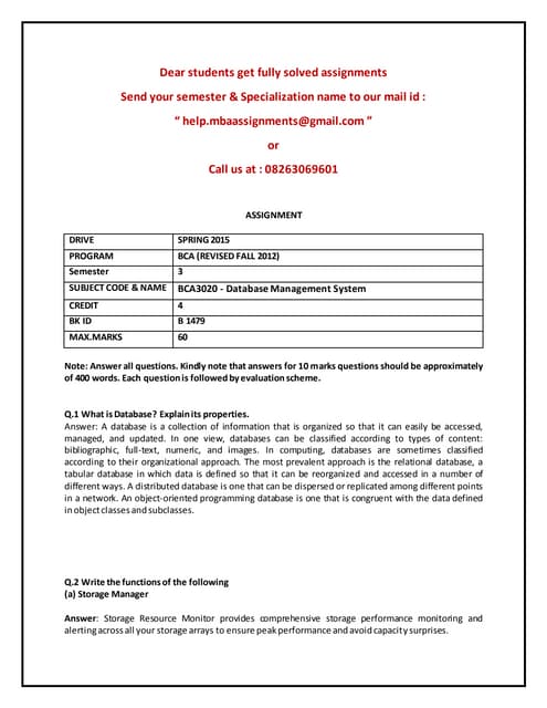 question.pptx relational database management system | PPTX | Databases | Computer Software and ...