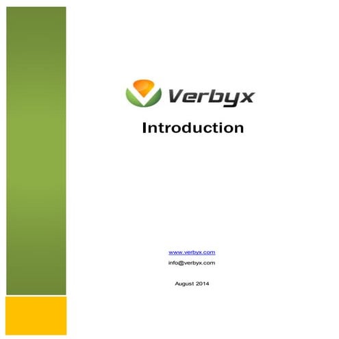 An introduction to VBX Aug 2014 | DOCX