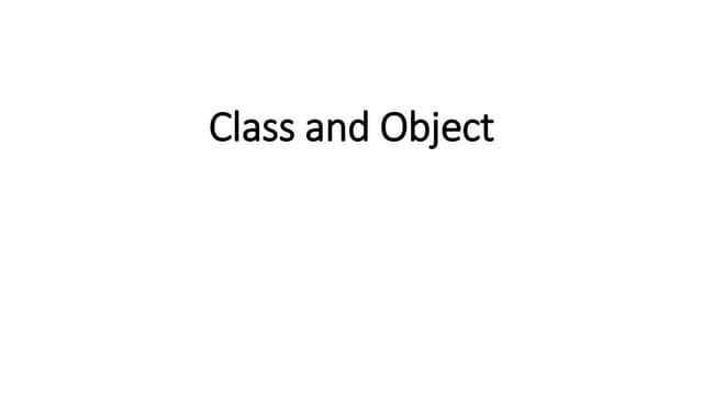 BCA Class and Object (3).pptx BCA Class and Object (3).pptx