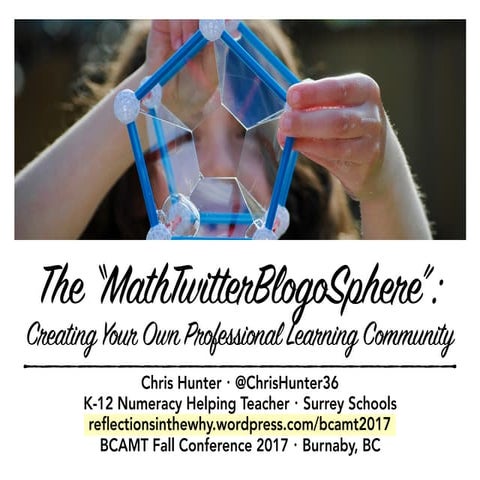 The "MathTwitterBlogoSphere": Creating Your Own Professional Learning ...