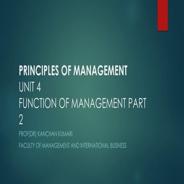 BCA POM UNIT 4 FUNCTIONS OF MANAGEMENT PART 2 DRKANCHAN.pptx