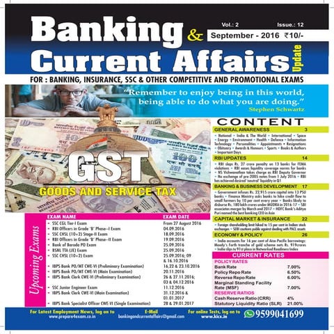 Monthly Banking and Current Affairs E-book | PDF