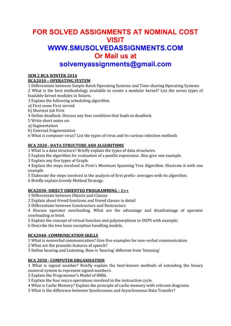 Mscit spring assignments | PDF