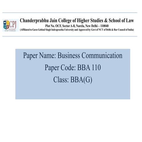 Business Communication | PDF