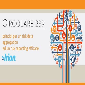 BCBS 239 - principi per un data aggregation e risk reporting efficace ...
