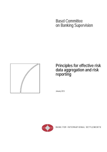 A Review of BCBS 239: Helping banks stay compliant | PDF | Business ...