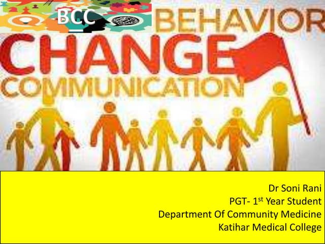 Behaviour change communication | PPTX