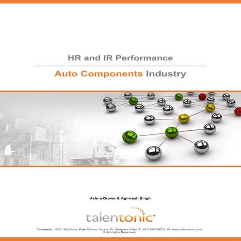 Productivity and Performance of Auto Components Industry | PDF