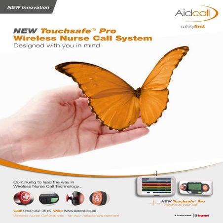 Aid Call Touchsafe Pro Brochure - Hospital | PDF