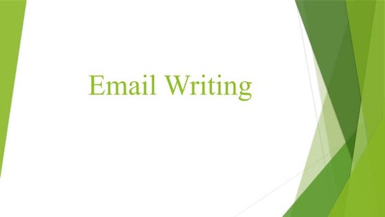 Professional email writing | PPTX | Email | Internet